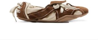 Acne Studios Baskets Ballerines avec Empi&egrave;cements en Daim - Femme - Chaussures - Multicolore - Taille: 39 EU
