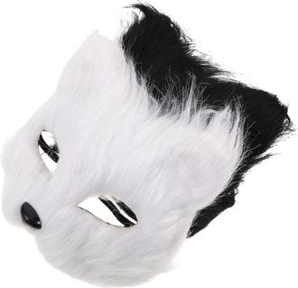 TOPBATHY 2 STK. Tierkost&uuml;mzubeh&ouml;r Halloween Kost&uuml;mzubeh&ouml;r Maskerade Partymaske Halloween -Maske Halbe Gesichtsmaske Tiermaske