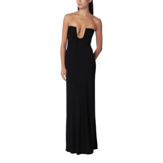 CHRISTOPHER ESBER Robe bustier Arced Palm - Femme - Robes - Noir - Taille: 40 FR