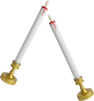 Angoily 2 Stück Batteriebetriebene Kerzenlichter Kerzenwärmer Lampe Elektrisch Lichter Lampen Verjüngt Elektrischer Kerzenlampenwärmer Kabellos Elektrische Ke