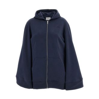 7 For All Mankind SweaT-shirt z fermetureure &eacute;clair oversize - Femme - Sweatshirts et sweats &agrave; capuche - Bleu - Taille: 36 FR