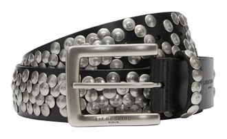 Liebeskind Berlin Belt H 38mm 105 STUDDED BELTS Washed Leather black