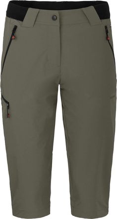 Bergson VIDAA Comfort Capri (Slim) | Damen 3/4 Wanderhose, leicht, strpazierfähig, Dusty Olive [274], 48 - Damen