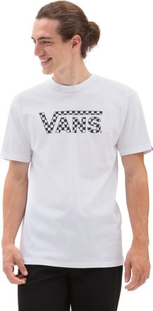 Vans Herren Checkered T-Shirt, Wei&szlig;-Schwarz, XXL