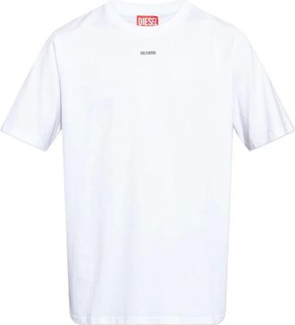 Diesel Homme, Tops, Blanc, Taille: M T-Chemises