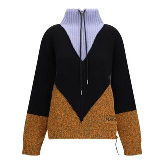Marni M Woll-Kaschmir-Jacke - - Knitwear - Damen - Mehrfarbig - 2XS