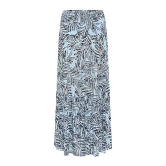 Kaffe Maxi Smock Rock - - Skirts - Damen - Blau - M/L