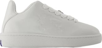 Burberry Femme, Chaussures, Blanc, Taille: 35 1/2 EU Box Baskets
