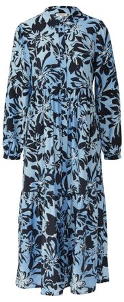 s.Oliver Strukturiertes Viskosemix-Kleid im A-Shape mit Eingrifftaschen