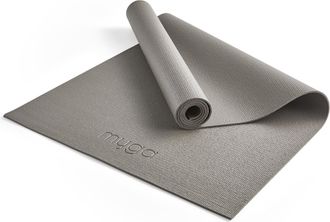 Myga Einsteiger-Yogamatte | Rutschfest & Leicht zu tragen - 4 mm Dicke | Ideal f&uuml;r Yoga, Pilates, Meditation & Fitness&uuml;bungen | 173 cm x 61 cm x 4mm | Wood