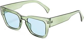 Generic Lunettes de soleil carrées tendance pour hommes et femmes pour les vacances en plein air, décoration de plage (couleur : B, taille : 1) 2026