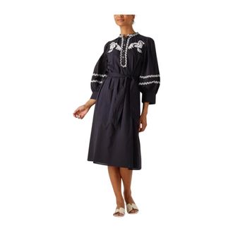 Antik Batik Damen, Kleider, Blau, SGr&ouml;&szlig;e