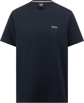 BOSS Rundhals-Shirt Regular Fit BOSS blau