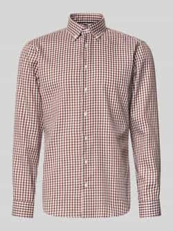 Christian Berg Regular Fit Business-Hemd mit Button-Down-Kragen