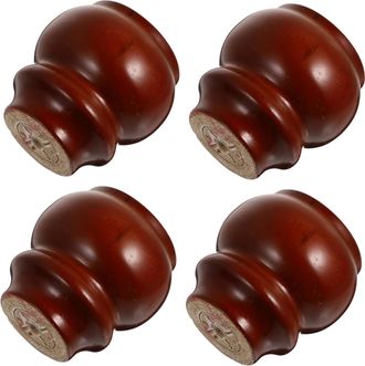 DOITOOL 4 St&uuml;ck Massivholz M&ouml;belbeine Sofa Beine Ersatz Holzf&uuml;&szlig;e f&uuml;r M&ouml;bel Tischbeine Vintage Stil Hohe Tragf&auml;higkeit und Einfache Montage f&uuml;r Sofa Schrank Co