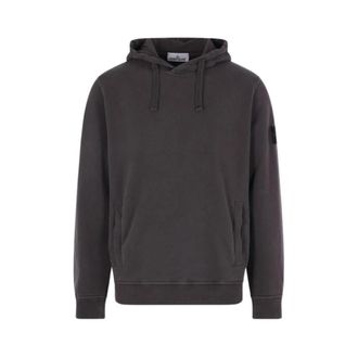 Stone Island Baumwoll-Hoodie - - Sweatshirts & Hoodies - Herren - Grau - M
