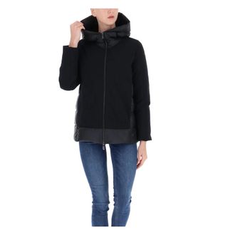 Roberto Ricci Design Schwarze Daunenjacke mit Kapuze - - Jackets - Damen - Schwarzk - M