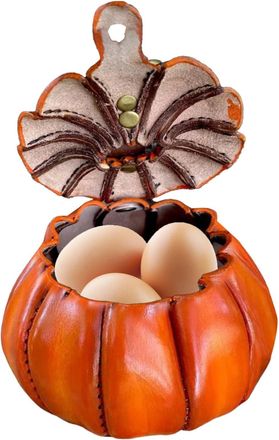 Generic Futtertasche - Tasche zum Sammeln von Felsen | Halterung aus PU-Leder für Camping im Freien, Lebensmittel, Eier, zum Sammeln von Eicheln