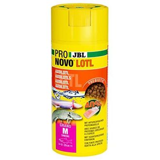 JBL PRONOVO LOTL GRANO, Hauptfutter f&uuml;r Axolotl von 8-20 cm, Fischfutter-Granulat, Gr&ouml;&szlig;e M, 250 ml