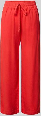 Soyaconcept Wide Fit Stoffhose aus Leinen-Mix mit Viskose-Anteil Modell Ina