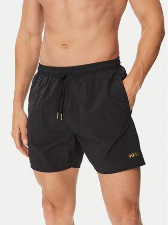 HUGO BOSS Badeshorts Ole 50484440 Schwarz Regular Fit