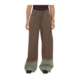Refined Department Wide Jeans - - Jeans - Damen - Braun - XS