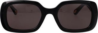 Chlo&eacute; Rechteckige Sonnenbrille - - Accessories - unisex - Schwarzk - 53 MM