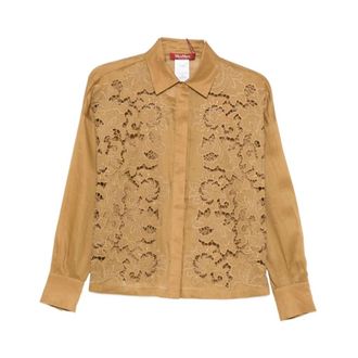 Max Mara Femme, Blouses et Chemises, Jaune, Taille: 36 FR Mstcali Shirt