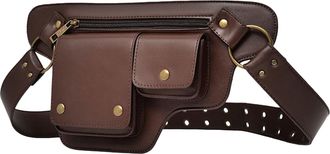 Generic Renaissance-G&uuml;rteltasche - Verstellbarer H&uuml;ftgurt mit Mehreren Mehrzwecktaschen | Renaissance-Tasche | f&uuml;r Piraten-Kost&uuml;me, Cosplay, Festival, Reisen,