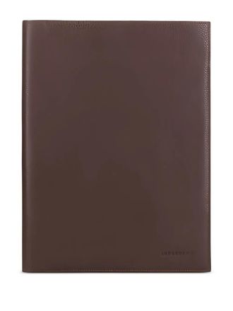 Longchamp Le Foulonne Notizbuchhülle aus Leder - Braun