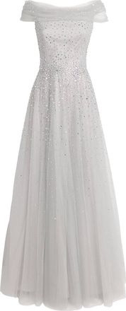 Jenny Packham Tulle Crystal Shayla Gown Size S