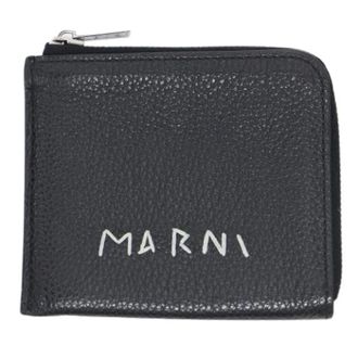 Marni Porte-monnaie Pre-owned - Femme - Pre-owned - Noir - Taille: ONE Size