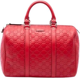 Gucci Pre-owned Boston Bag - - Pre-owned - Damen - Rot - ONE SIZE