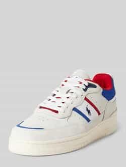 Ralph Lauren Ledersneaker mit Logo-Detail Modell MASTERS SPORT