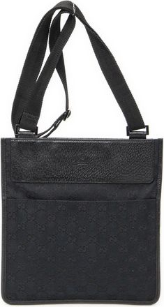 Gucci Crossbody Bags - Small Flat Messenger - Gr. unisize - in Schwarz - f&uuml;r Damen