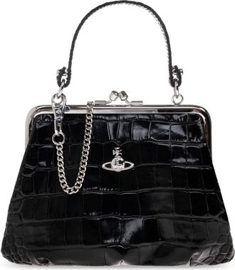 Vivienne Westwood Femme, Sacs, Noir, Taille: ONE Size Granny Frame Handbag