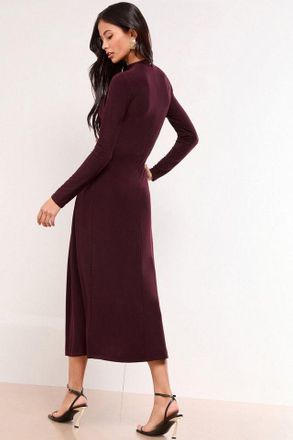 Lipsy Midikleid Lipsy Jersey-Midikleid mit Knotendetail, Regular (1-tlg)