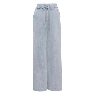 Zimmermann Femme, Jeans, Bleu, Taille: 40 FR Wide Pantalons