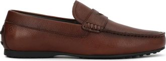 Kazar Homme, Chaussures, Brun, Taille: 44 EU Mocassins en cuir marron pour hommes Kazar
