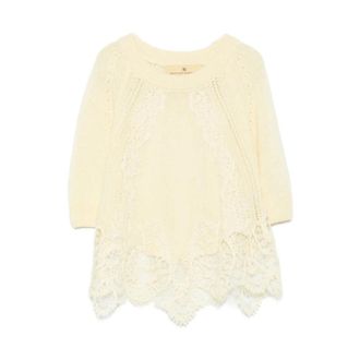 Ermanno Scervino Damen, Strickwaren, Beige, XSGr&ouml;&szlig;e