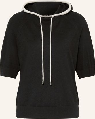 Marc Cain Strick-Hoodie schwarz