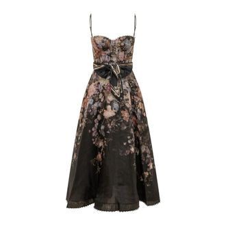 Zimmermann Valiant Midi Dress - - Dresses - Damen - Schwarzk - M