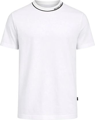 Michael Kors Homme, Tops, Blanc, Taille: S Logo Rib Tee