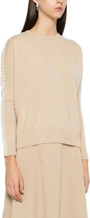 Kujten Kujten, Damen, Strickwaren, Beige, SGr&ouml;&szlig;e