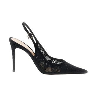 Gianvito Rossi D&eacute;collet&eacute; Slingback - - Shoes - Damen - Schwarzk - 36 1/2 EU