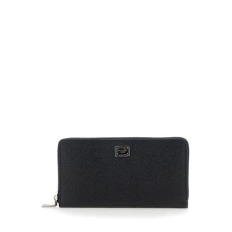 Dolce & Gabbana Wallet mit Logo-Plakette - - Accessories - Herren - Schwarzk - ONE SIZE