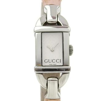 Gucci Pre-owned Rostfreier Stahl watches - - Pre-owned - Damen - Wei&szlig; - ONE SIZE