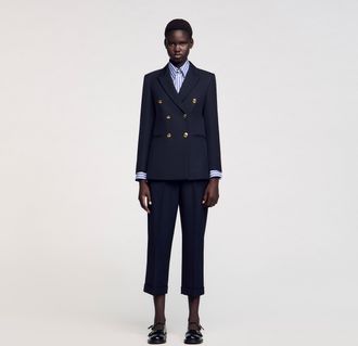 Sandro Veste de costume double boutonnage