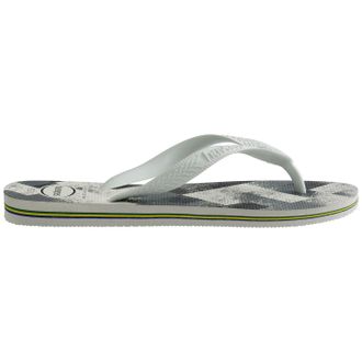 Havaianas Herren Brasil Fresh Flipflop, White White Grey, 33/34 EU
