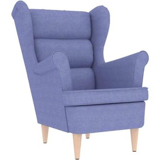vidaXL Sessel Jeansblau 74x84x100 cm Stoff Vidaxl
